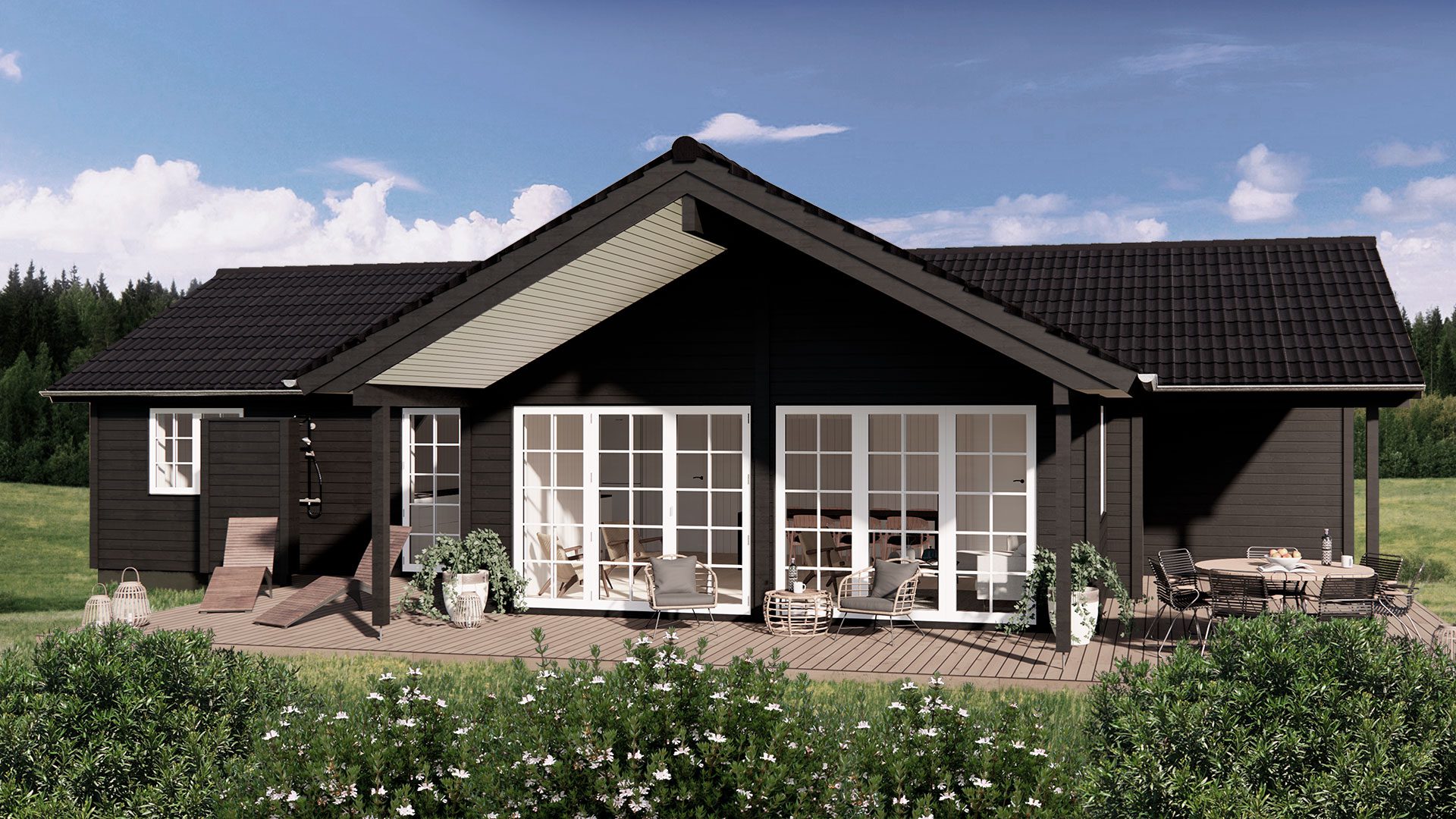 Nova Idyll 145 m2 » Stort og hyggeligt træhus | Planet Huse